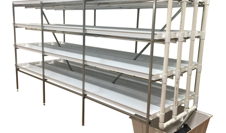 Cropking Microgreens Sprouts Rack Recirculating Hydroponics Cultivatio ...